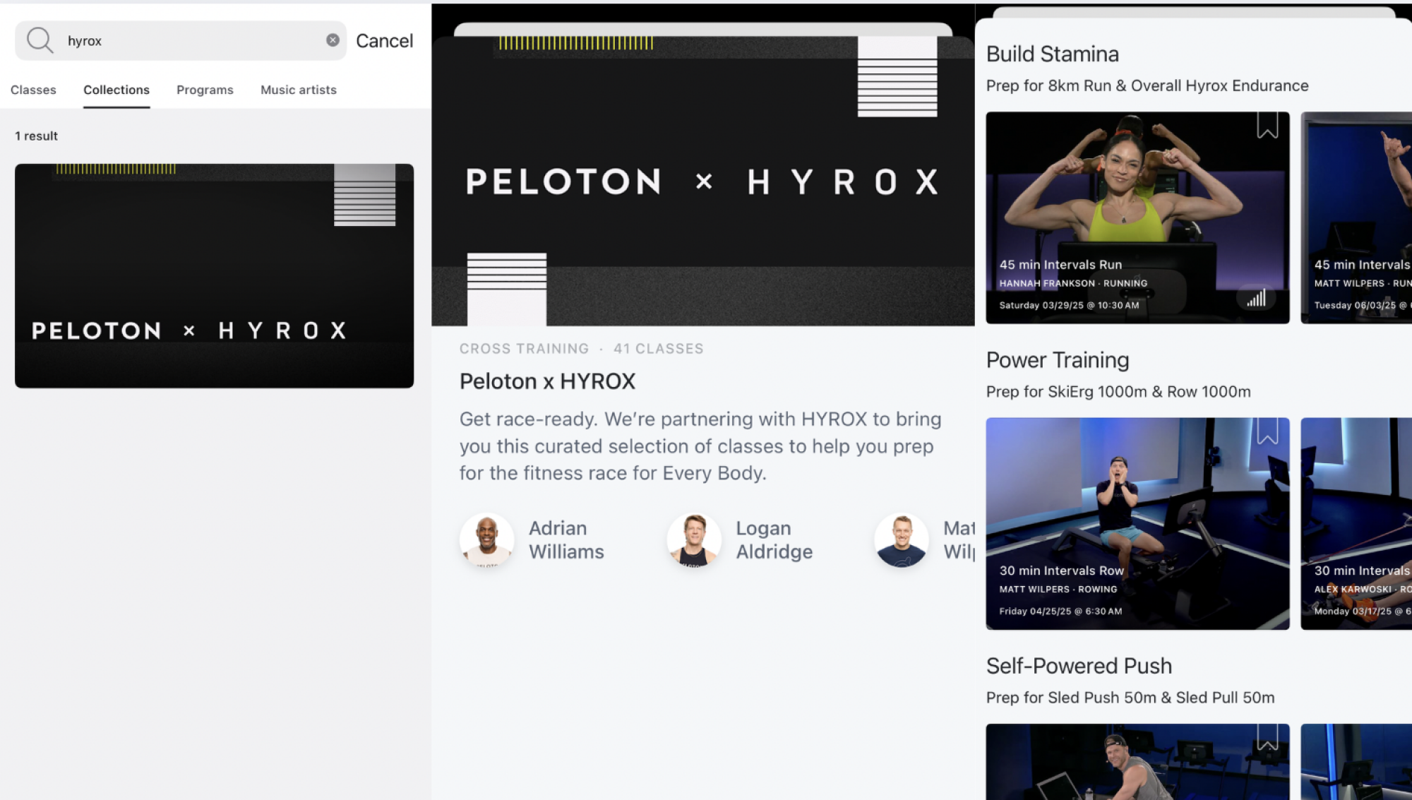 Peloton facilite l'entraînement pour une course Hyrox | Vie Associative